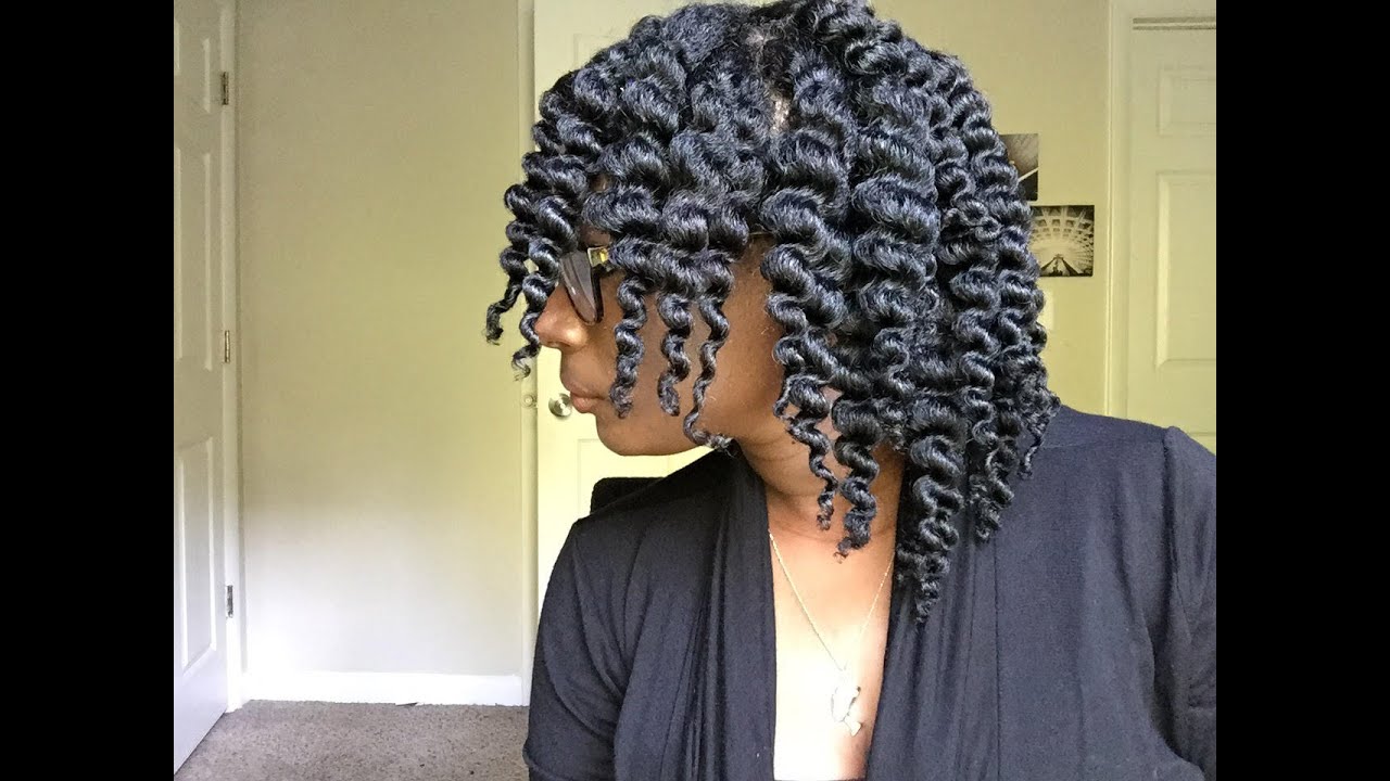 Twist out Tutorial on Natural Hair - YouTube