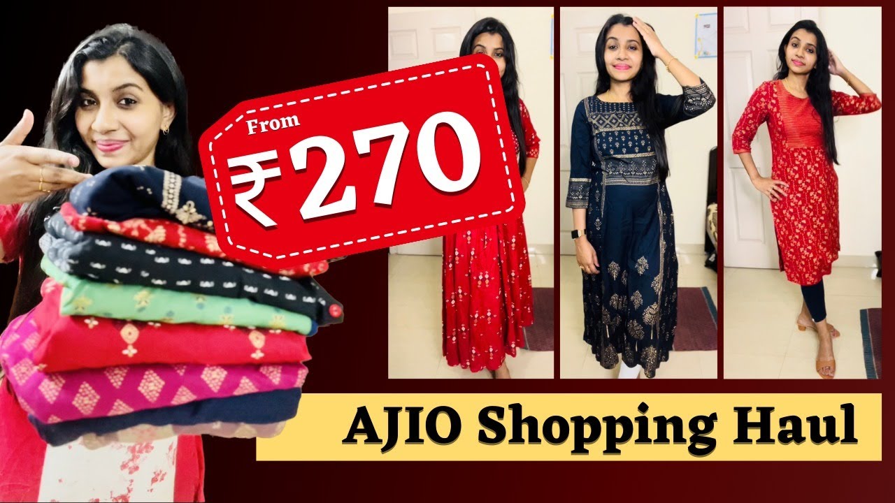 AJIO dresses from ₹270 | Price comparison of Reliance trends and AJIO ...