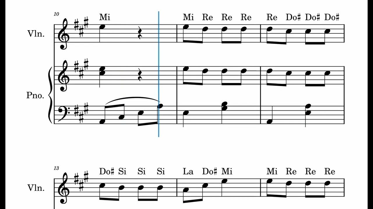 Song of the wind acompañamiento en piano y partitura para violín. - YouTube