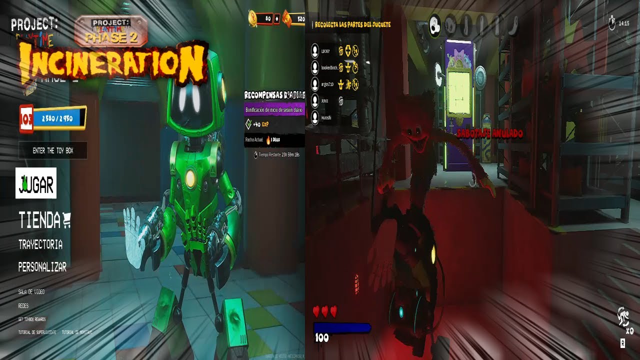 Project Playtime Phase 2 Inceneration | Gameplay no comentado - YouTube