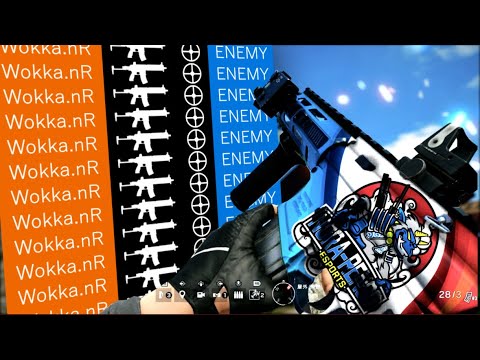 上手すぎでBANされた男のクリップ！CSのWOKKA #シージ #シージランク #レインボーシックスシージ #r6s #r6siege #キル集 #クリップ集 - YouTube