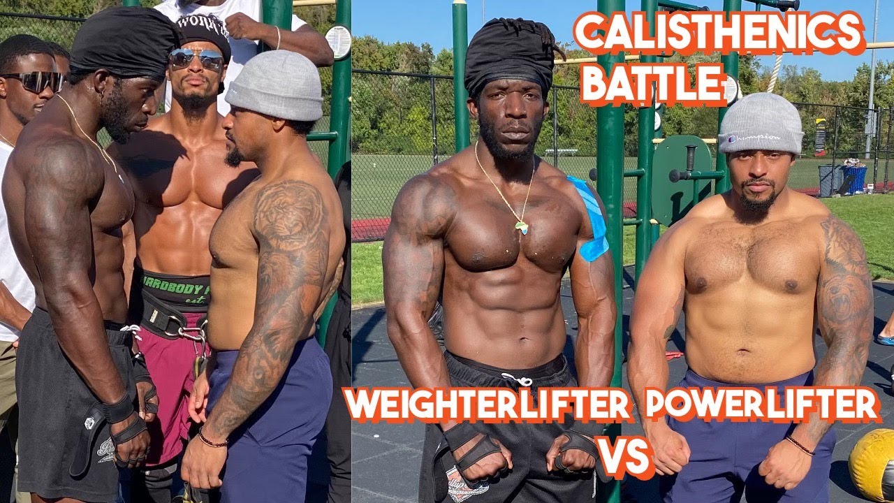 Insane Calisthenics Battle - Powerlifter vs Weightlifter | That's Good ...