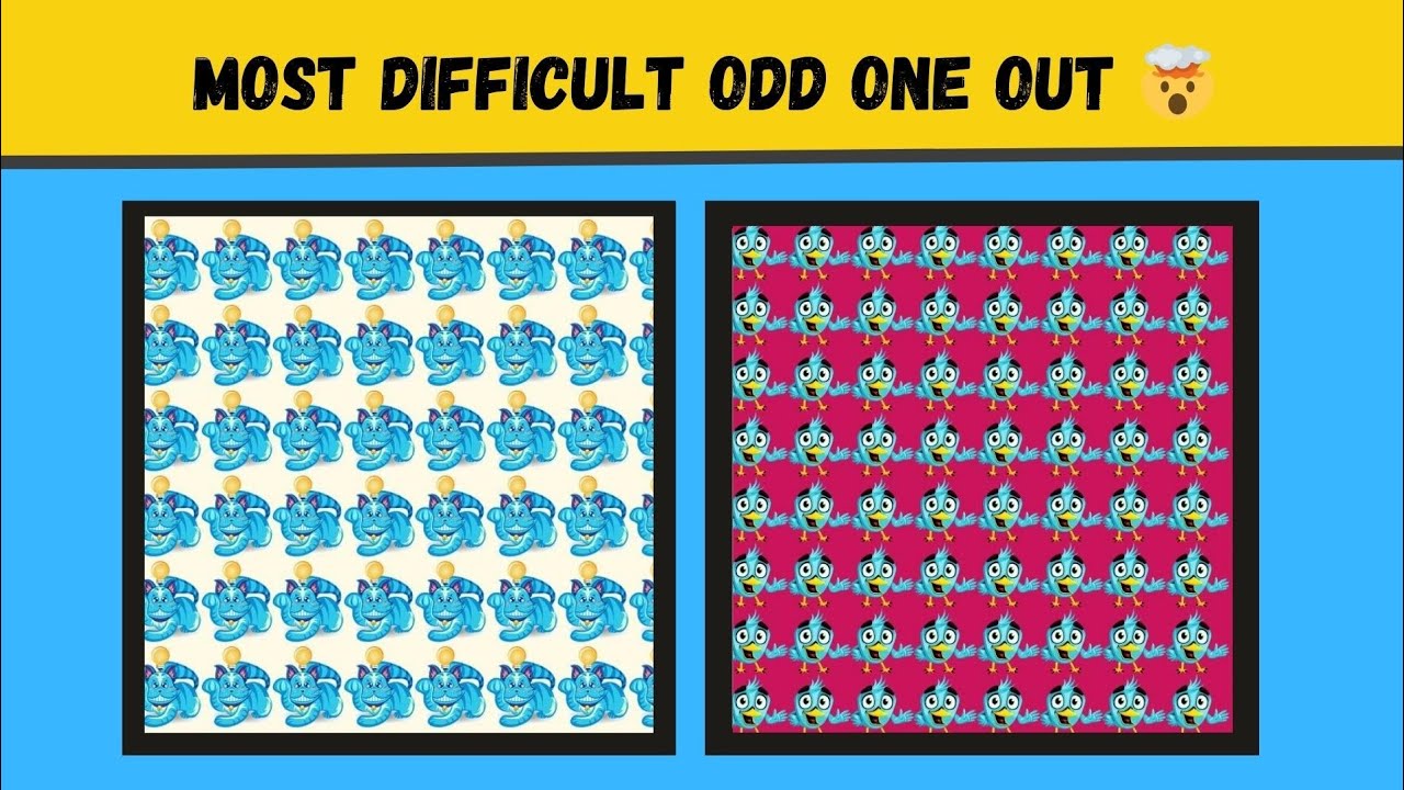 10 most difficult find odd one out challenge impossible to find #puzzle ...