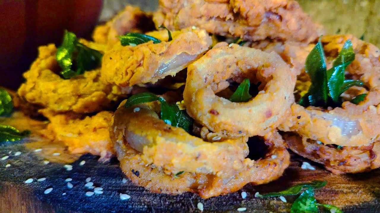 Crispy Restaurant-Style Onion Rings - Homemade Onion Rings - YouTube