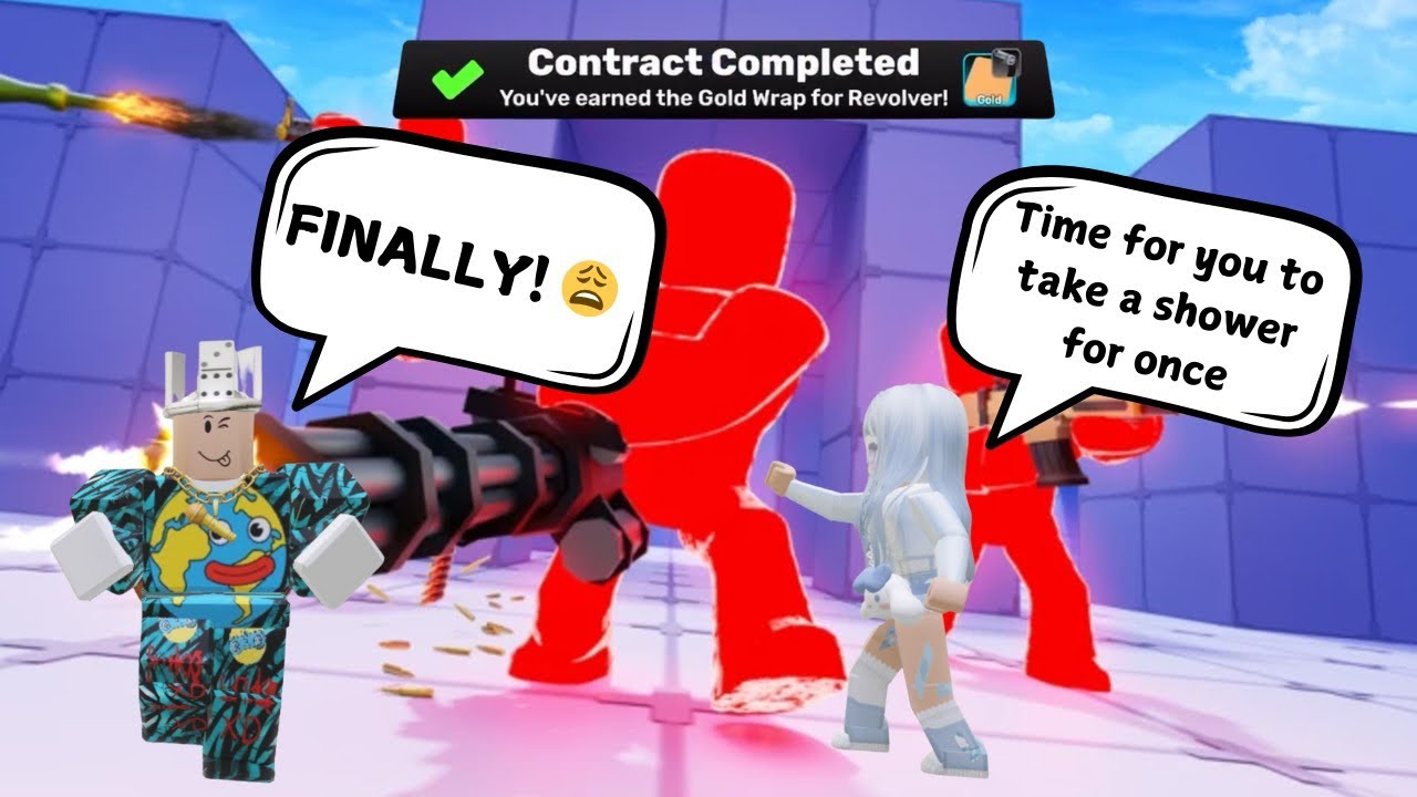 I UNLOCKED THE GOLD REVOLVER IN ROBLOX RIVALS - YouTube