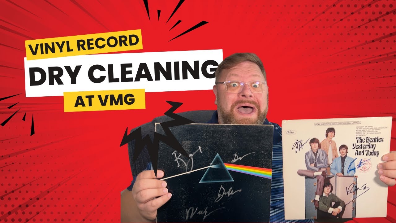 Inside VMG: Dry Cleaning Signed Beatles & Pink Floyd Albums - YouTube