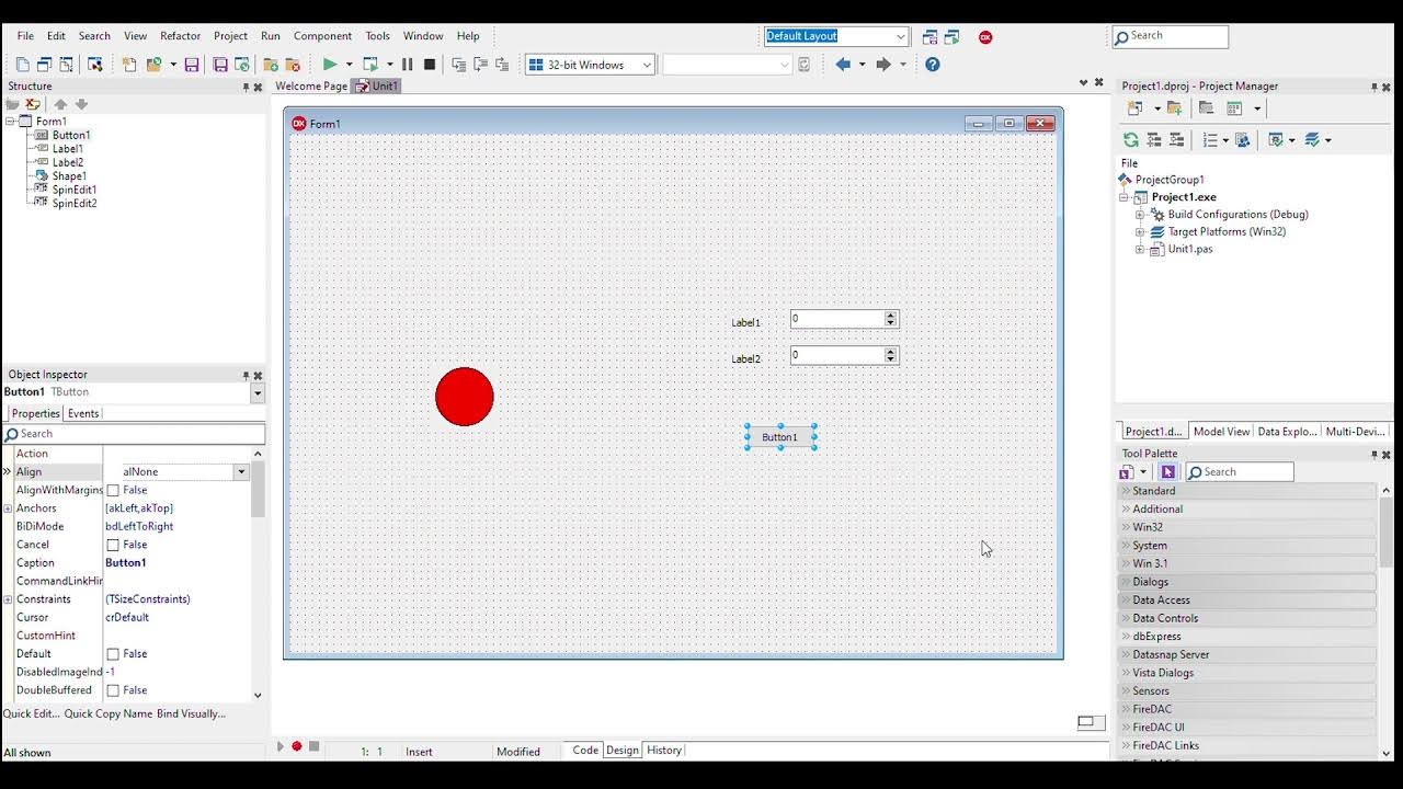 basic user input code tutorial (delphi) - YouTube