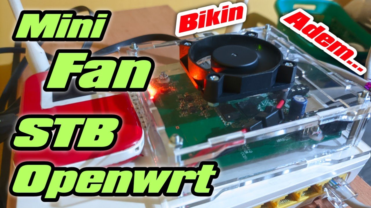 Kipas pendingin stb Android mini fan openwrt zte B860h case akrilik ...