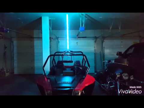 DIY LED light whip - YouTube