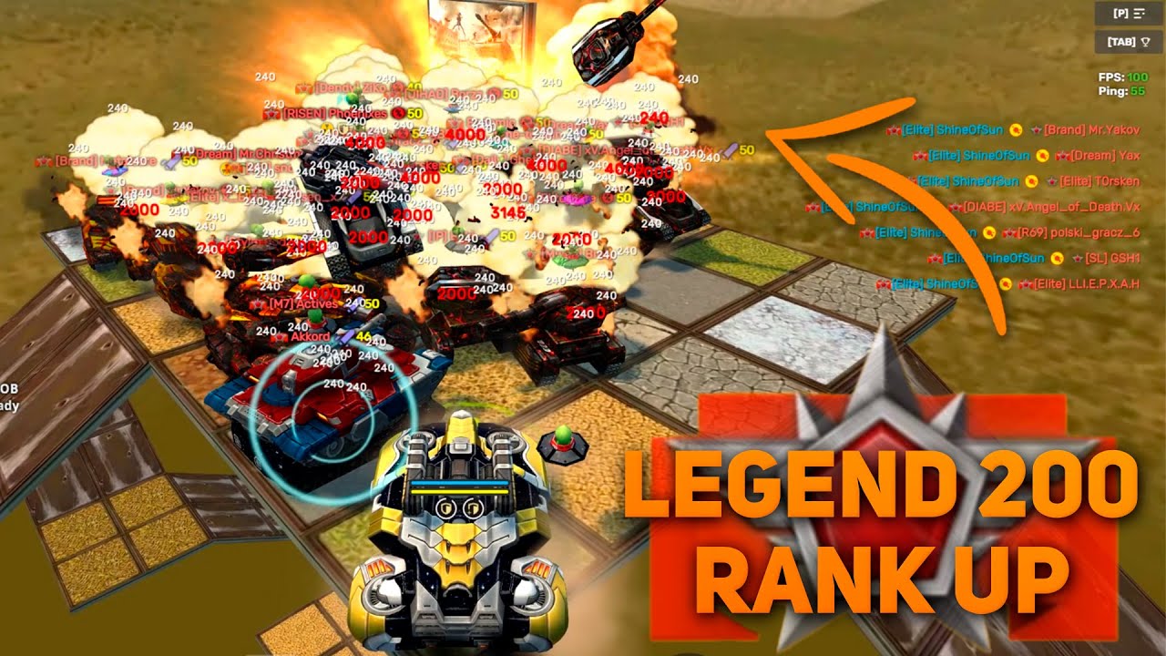 Tanki Online - Matchmaking Highlights & Montage | Legend 200 Rank Up ...