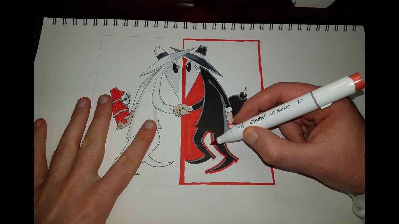 Drawing Spy vs. Spy - YouTube