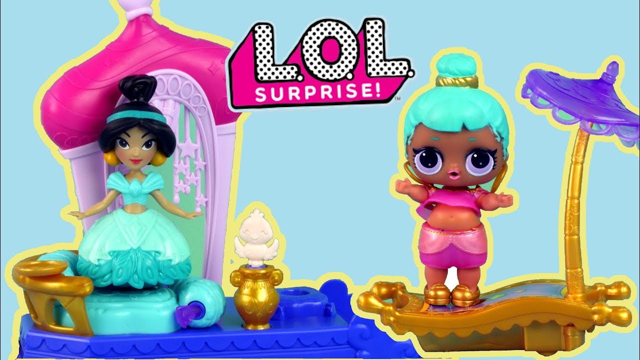 LOL Surprise & Disney Princess • Latający dywan Jasminy & komentarze ...