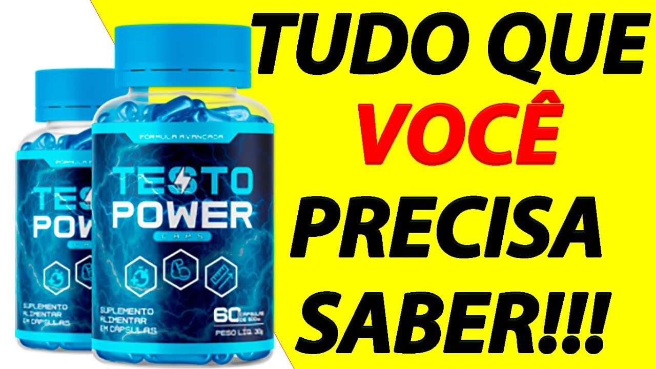 AVALIAÇÃO do Testo power caps FUNCIONA MESMO? Testo power caps - Testo ...