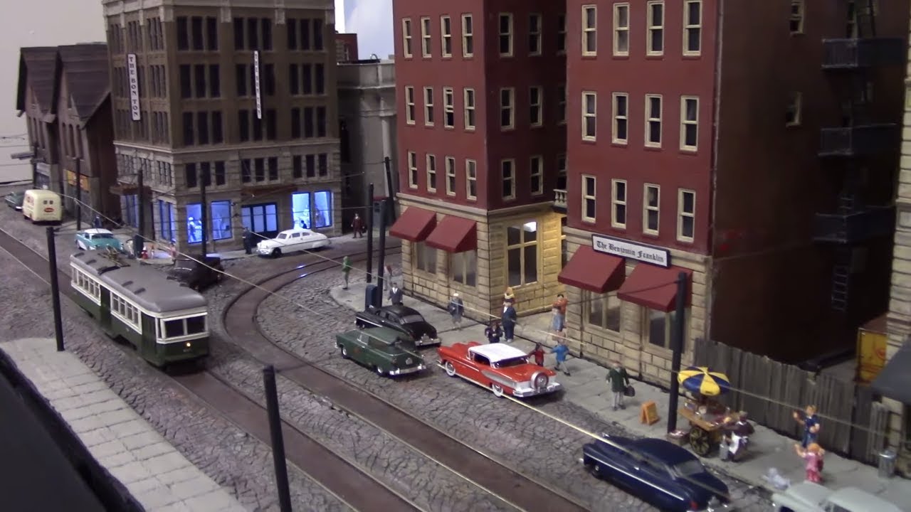 Dayton Train Show 2017 city tram tramways street car - YouTube