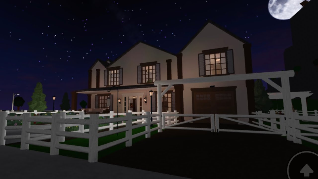Tour of my bloxburg farm house ( not completely finished) - YouTube