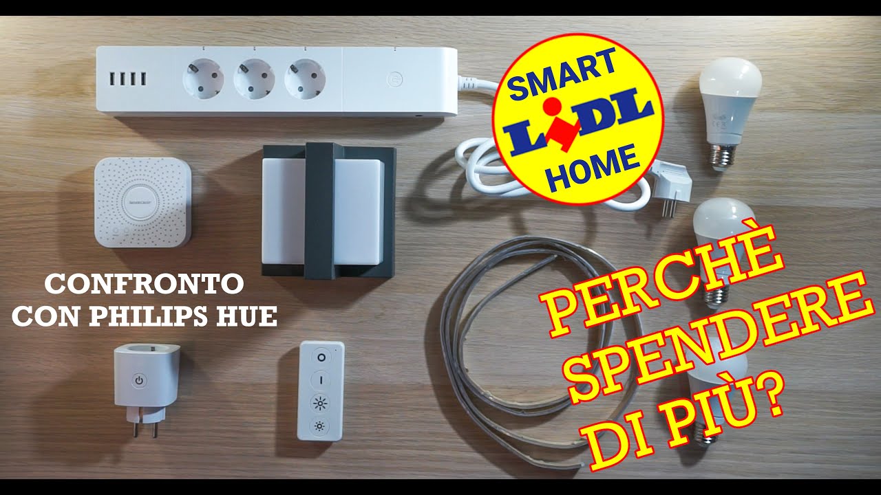 SMART HOME LIDL - Unboxing, Test e CONFRONTO con Philips Hue - YouTube