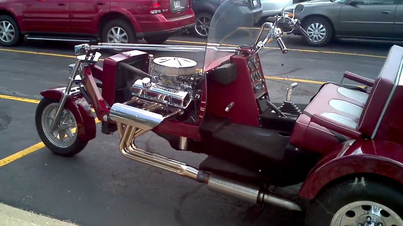 V-8 Trike - YouTube