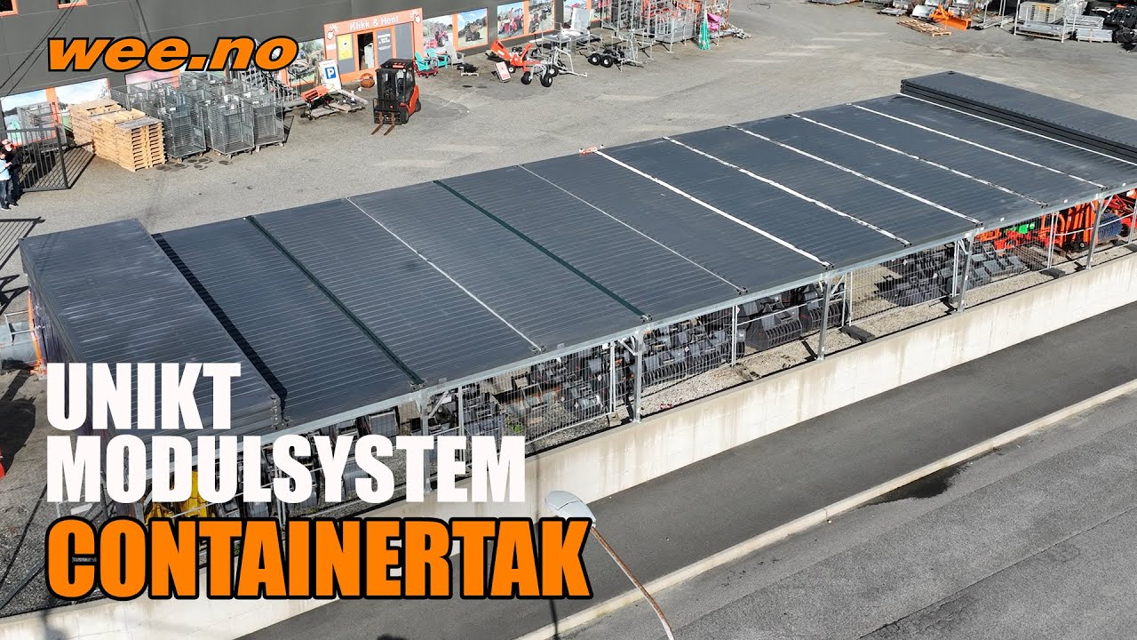 Containertak - Modulbasert system der kun fantasien setter grenser ...