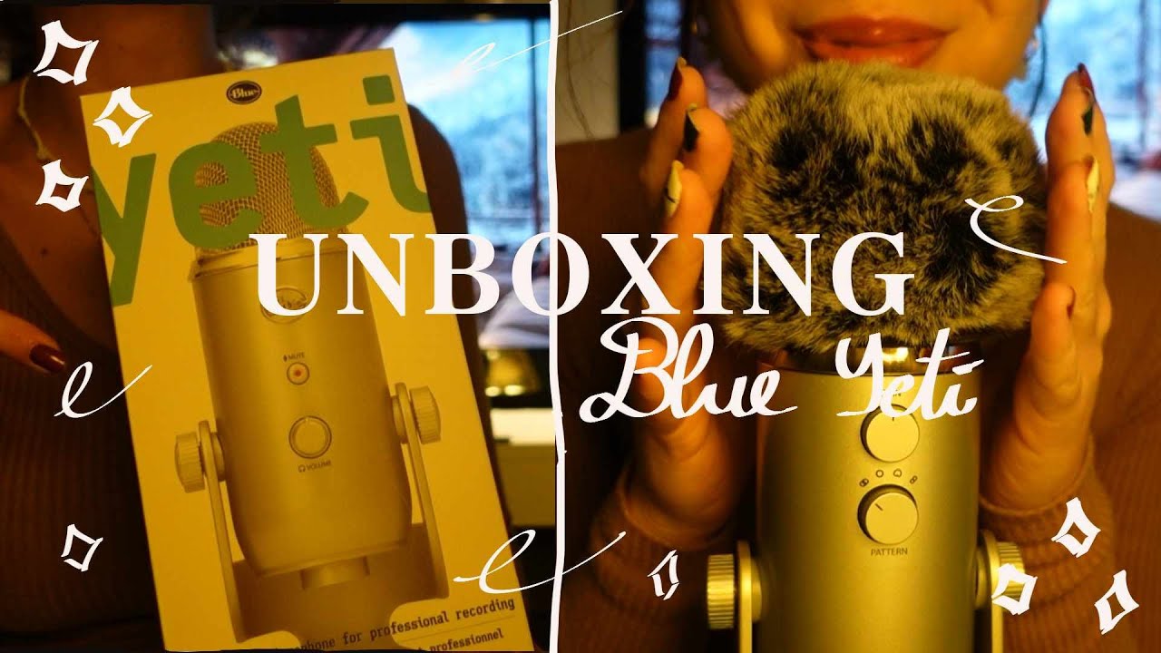 ASMR | Première vidéo ASMR avec mon micro Blue Yeti (unboxing + test) 🎙 ...