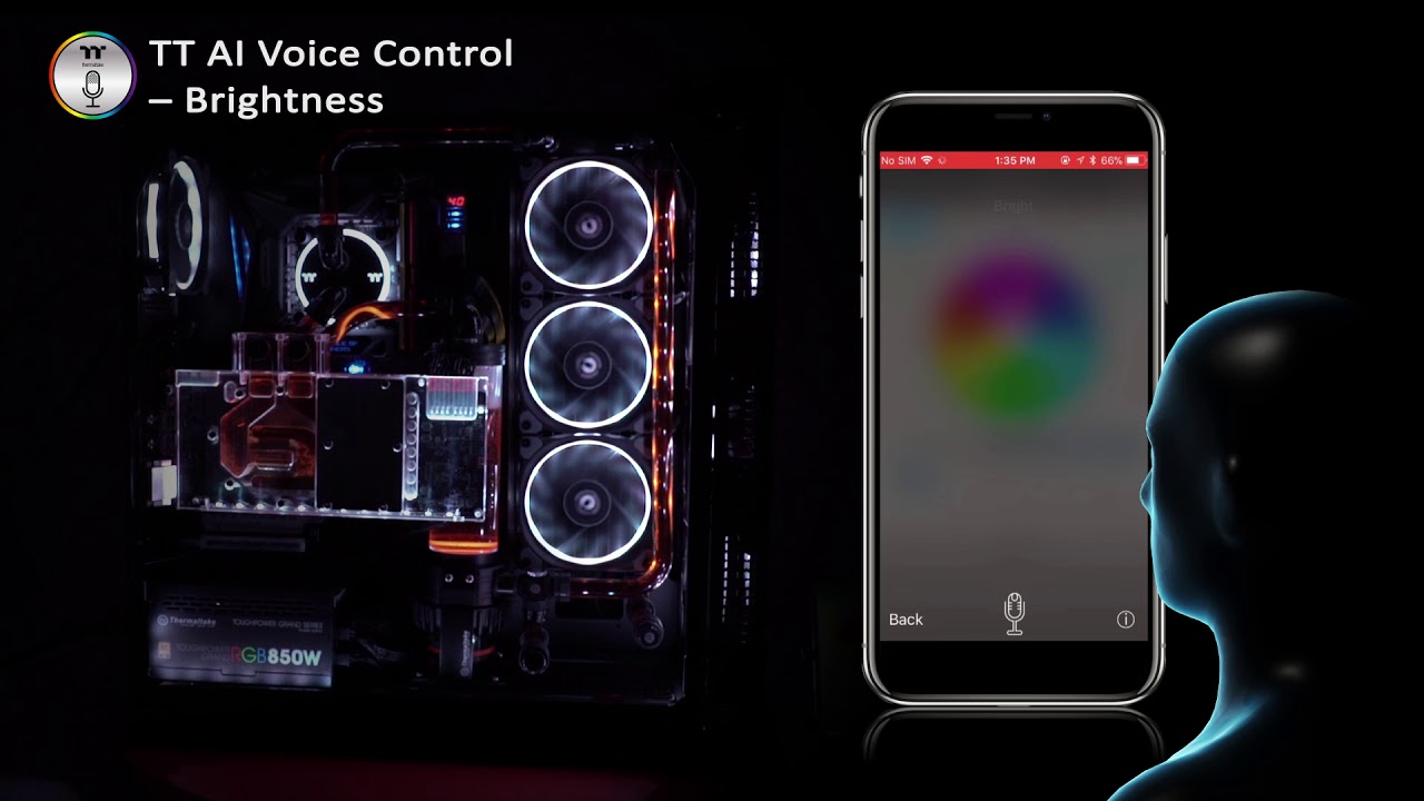 Thermaltake TT AI Voice Control Demo - YouTube