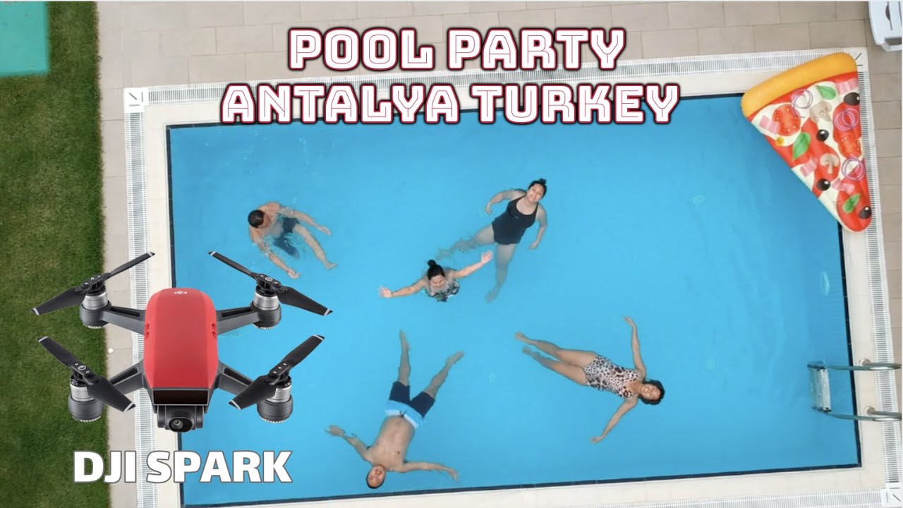 Turkey Pool Party (Drone Shots) Antalya 2018 - YouTube