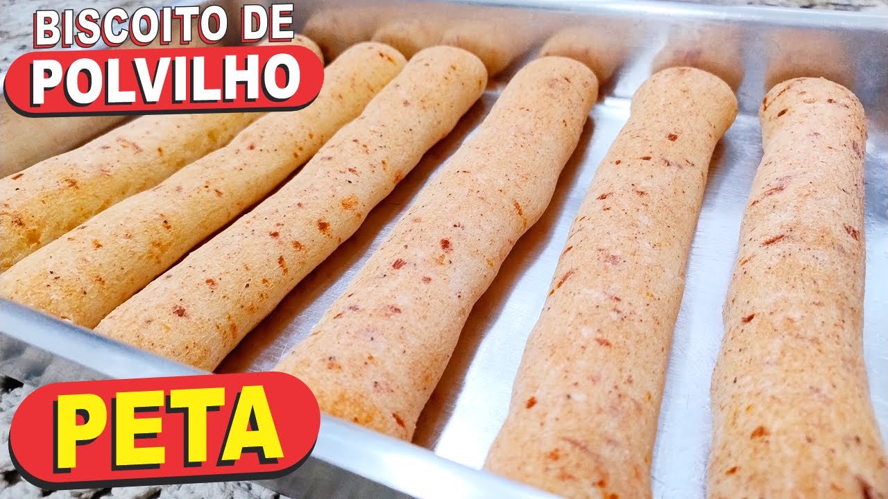 RECEITA DA VOVÓ 😍 PETA O BISCOITO DE POLVILHO QUE CRESCE BASTANTE E ...