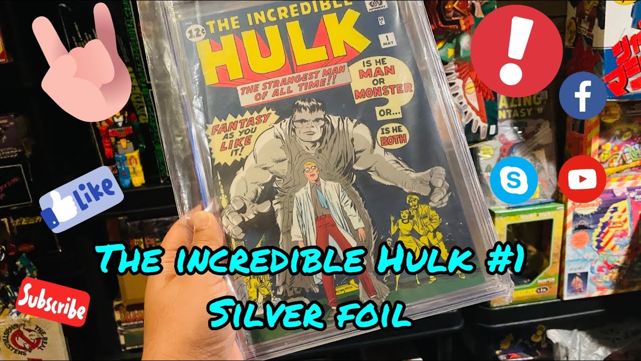 The Incredible Hulk #1 silver foil. Unboxing and short review. 1oz .999 ...