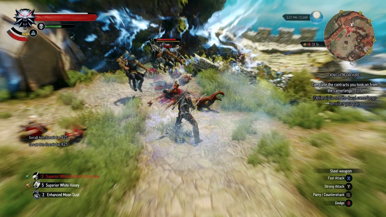 The Witcher 3 - Wild Hunt. Gamepad Quick Sign casting mod test. - YouTube