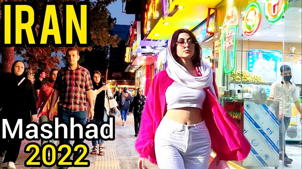 IRAN Walk With Me In Mashhad Famous Shopping Street . - YouTube