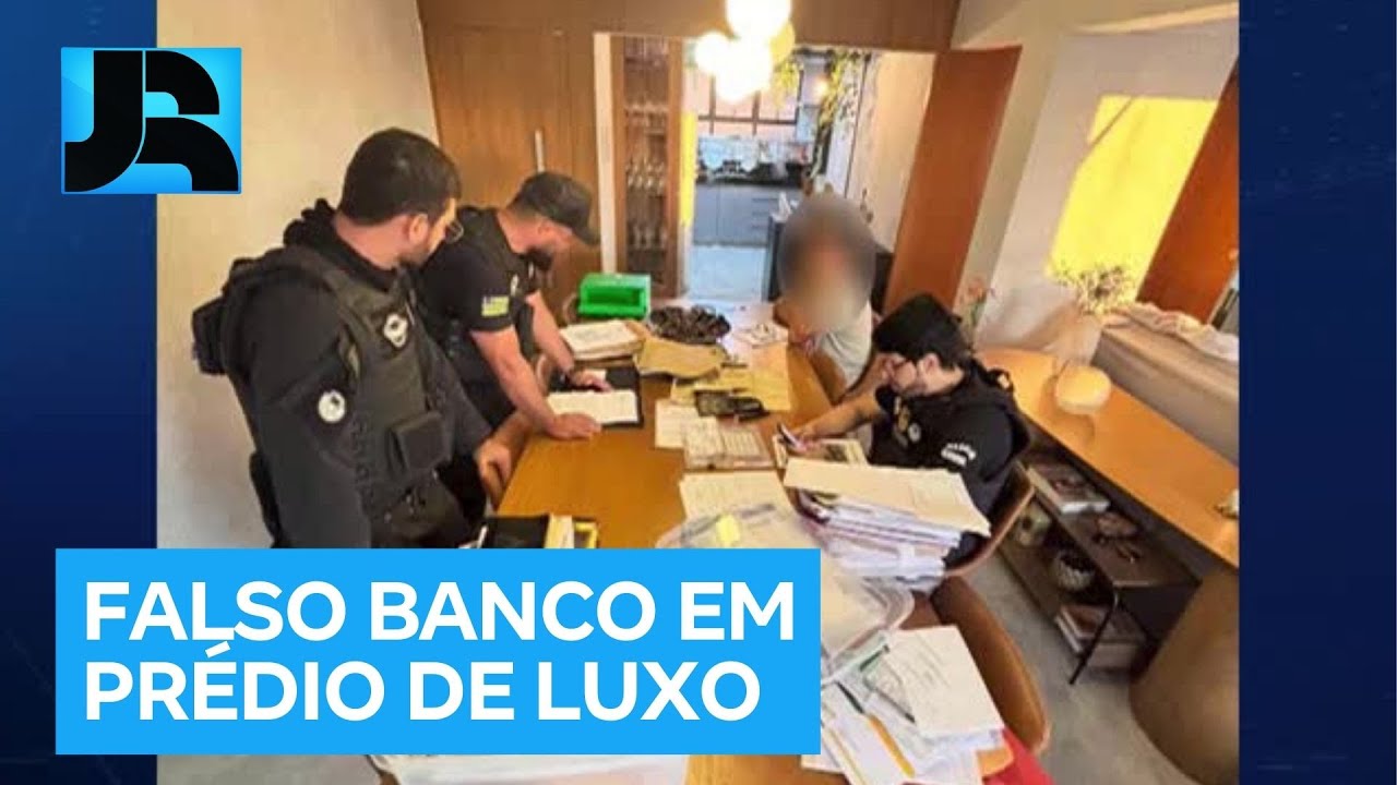 Banco falso que aplicava golpes funcionava dentro de prédio de luxo, em ...
