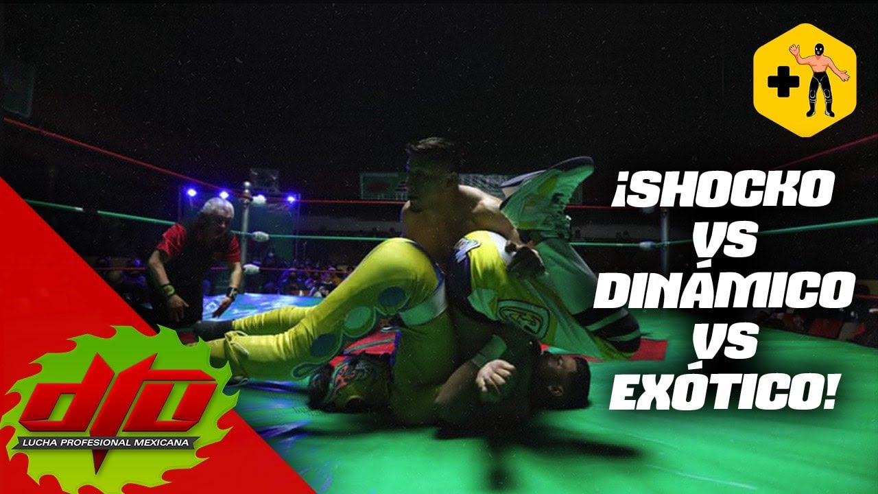 DTU | Dinámico VS Shocko VS El Exótico | Lucha completa - YouTube