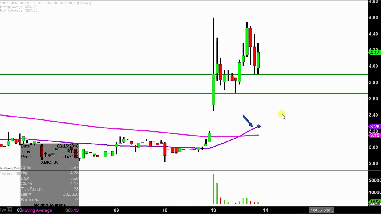 Xenetic Biosciences, Inc. - XBIO Stock Chart Technical Analysis for 08 ...
