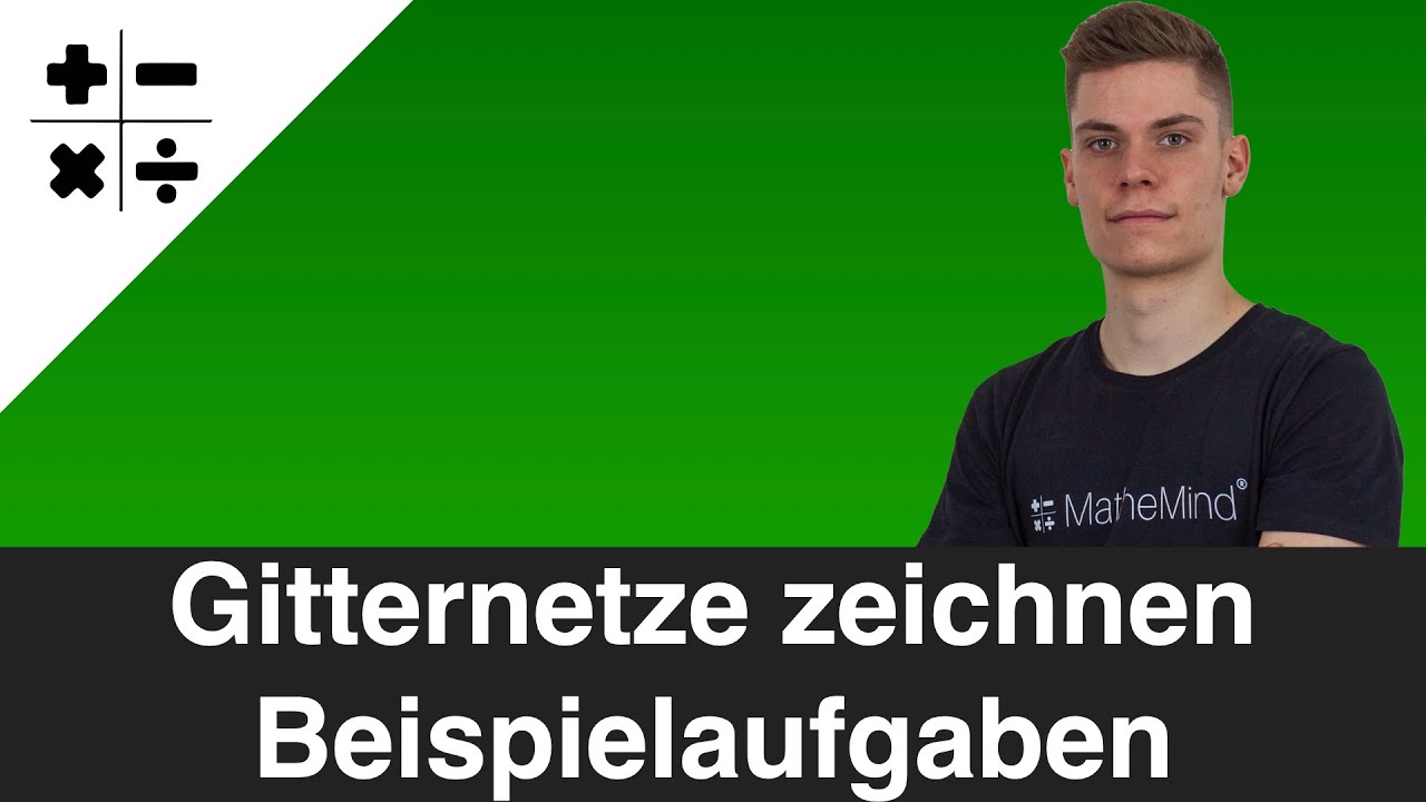 Gitternetz zeichnen - Beispielaufgaben (Pyramide, Prisma) | MatheMind - YouTube
