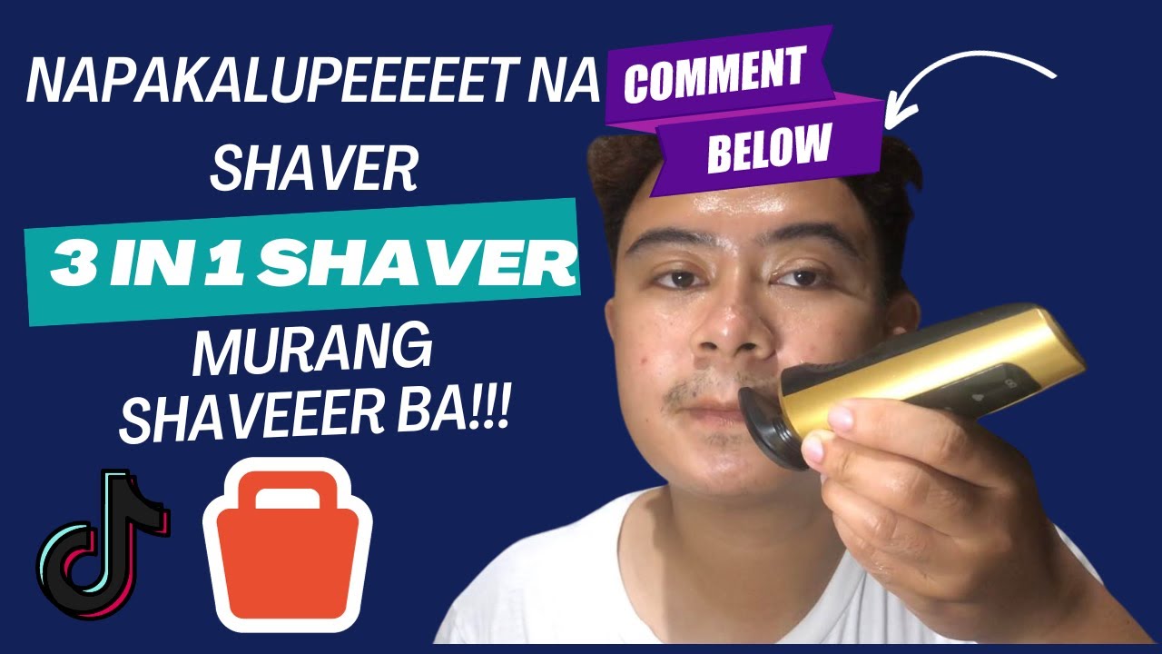 murang pang ahit / shaver mula sa tiktok lazada shoppee | 9D ...