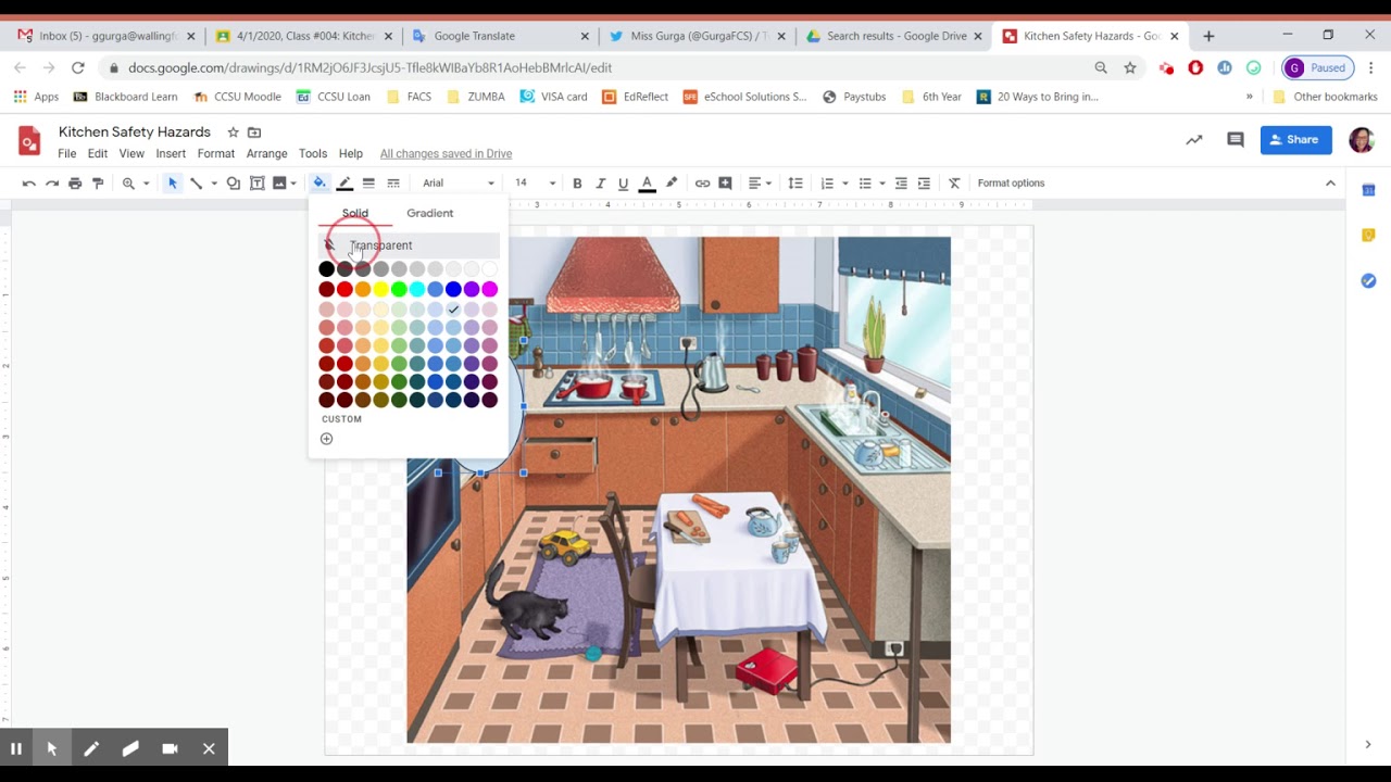 How to Draw Shapes on Google Drawing - YouTube