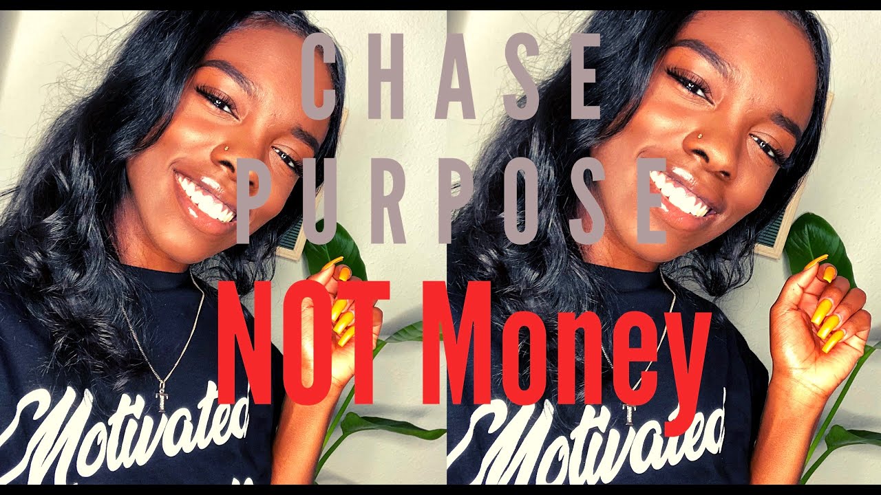 Tiff Notes: Chase Purpose, Not Money! - YouTube