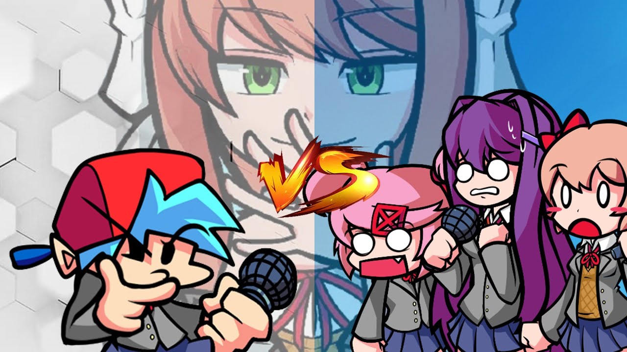 Friday Night Funkin' VS Doki Doki Takeover FNF Mods (Literature Club ...