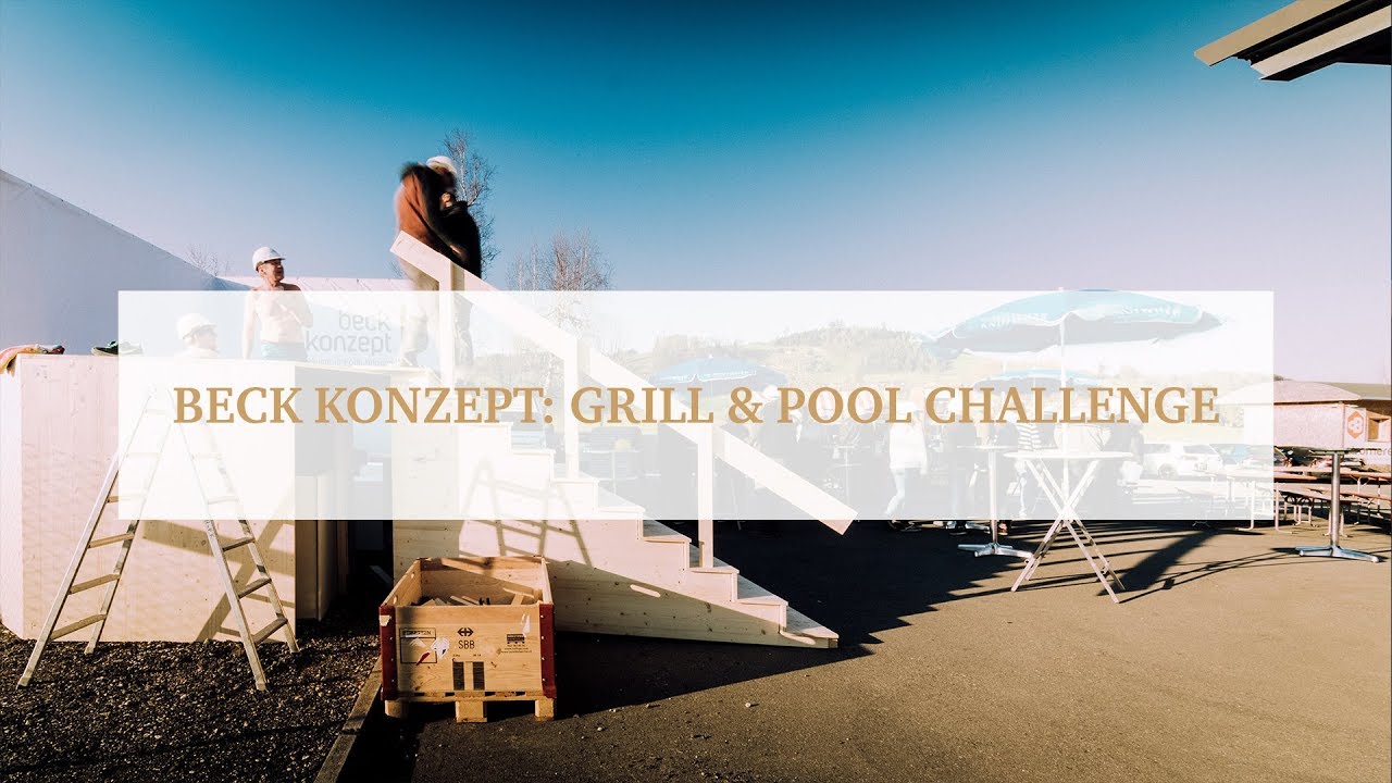 Beck Konzept: Grill & Pool Challenge - YouTube