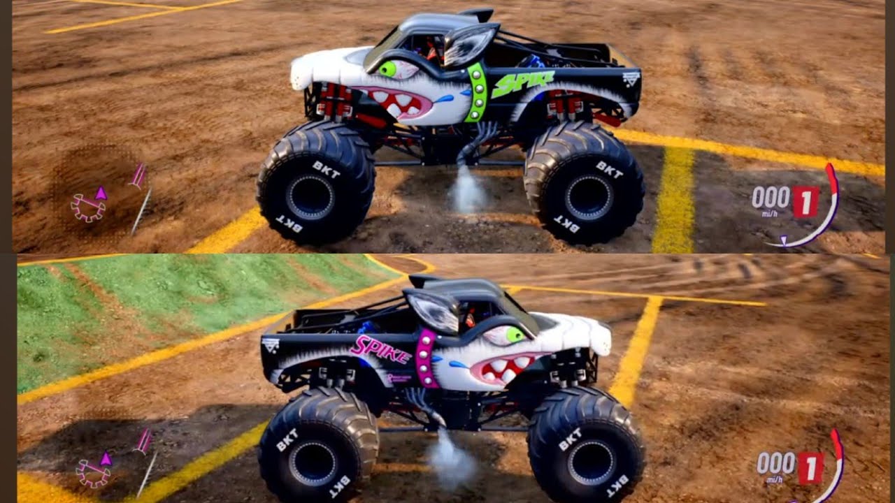 Monster Jam showdown Spike Unleashed dlc - YouTube