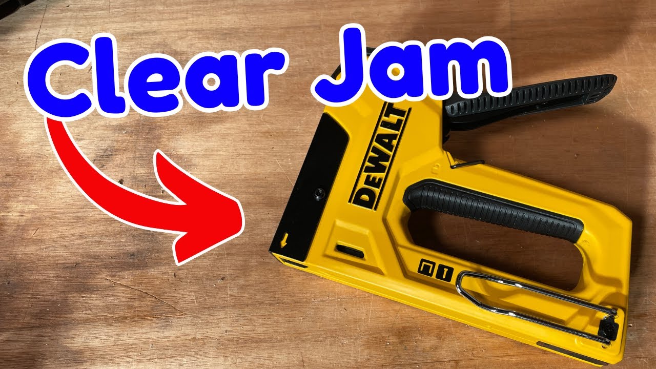 How to Clear a Jammed DeWALT Staple Gun (Easy Fix Guide) - YouTube