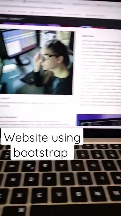 website using Bootstrap #coding #youtubeshorts #shorts - YouTube