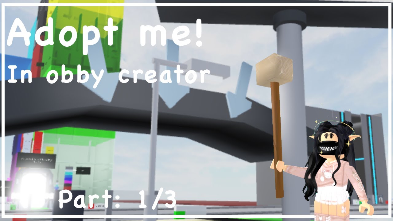 || Building “ Adopt me! “ in obby creator! || - YouTube