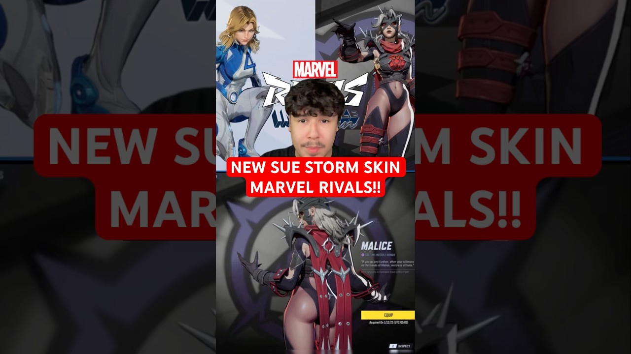 NEW SUE STORM SKIN IN MARVEL RIVALS!!! #marvel #mcu #marvelrivals # ...