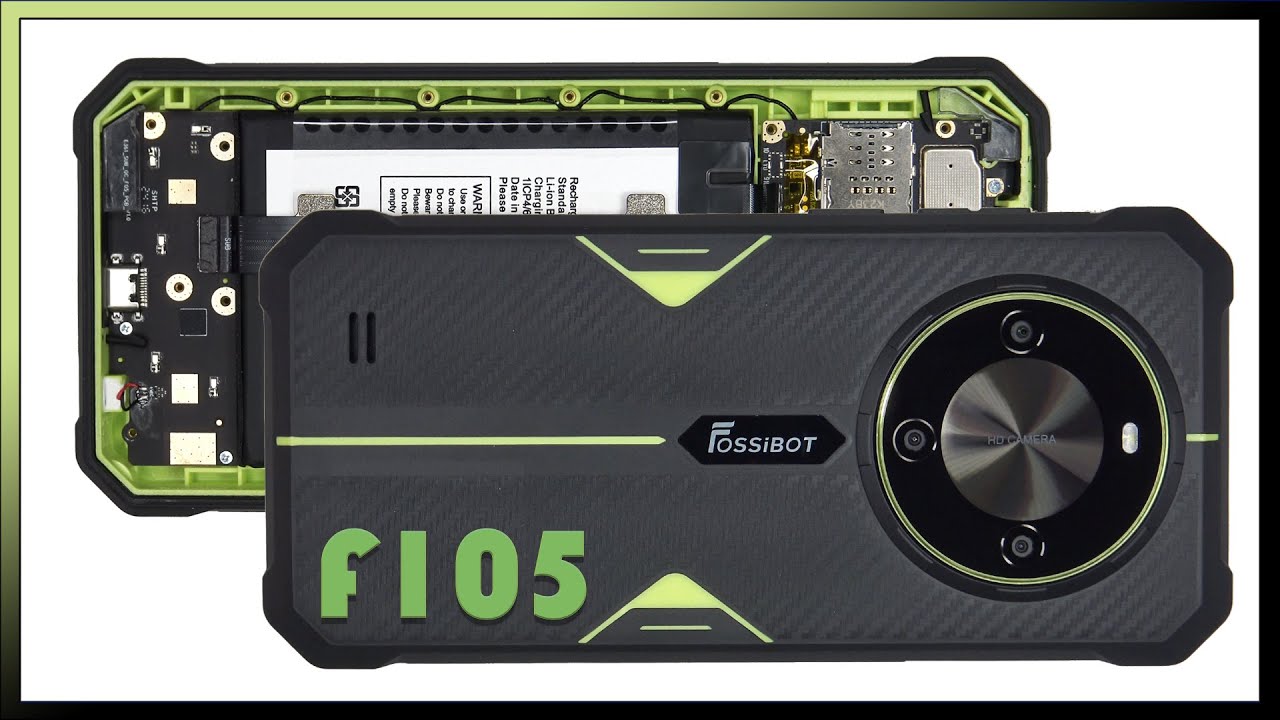 Fossibot F105 Rugged Smartphone Teardown Disassembly Phone Repair Video ...