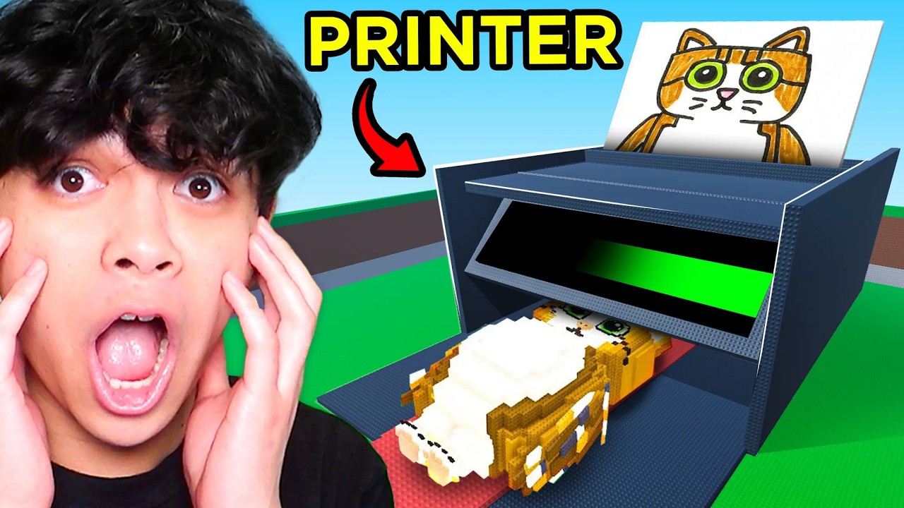 Trolling My Crush Using AUTO PRINTER in Steal a Brainrot.. - YouTube