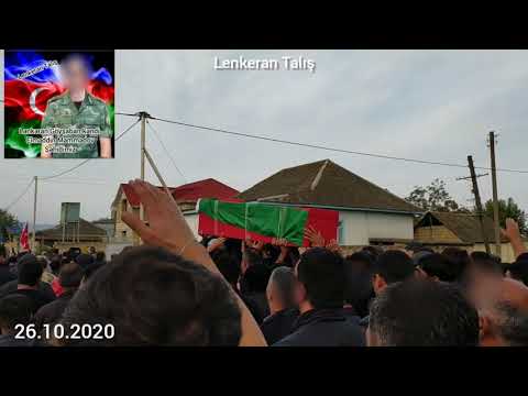 Lenkeran Göyşaban kəndi ikinci şəhidin dəfn etdi 26.10.2020