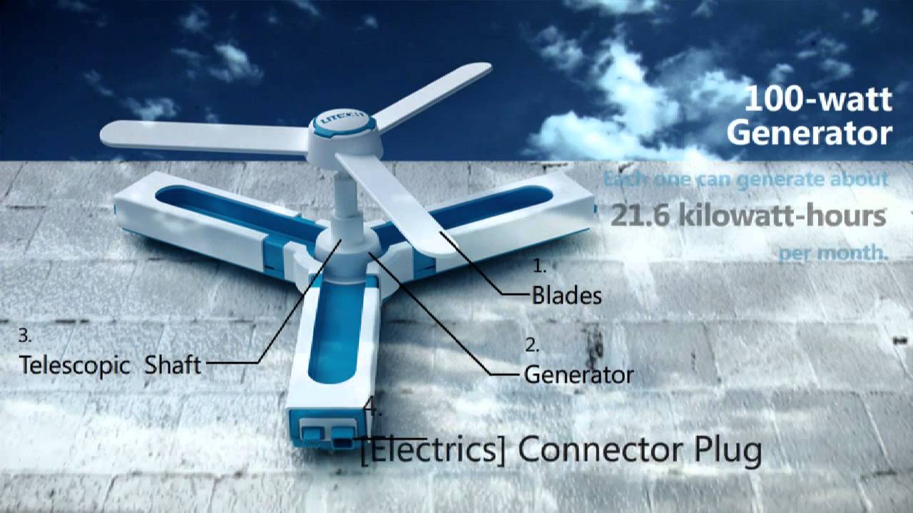 Wind Power Wind Cube IDEA Student Winner - YouTube