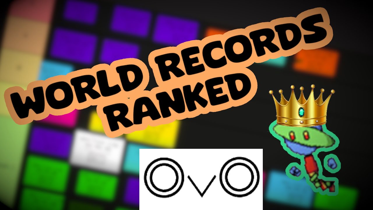 Ranking OvO World Record Speedruns (based on their music) - YouTube