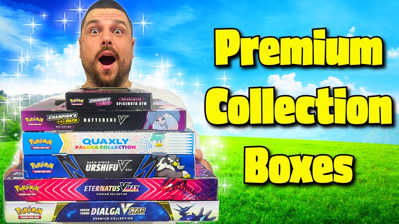 Opening A Variety Of Pokemon Collection Boxes - YouTube