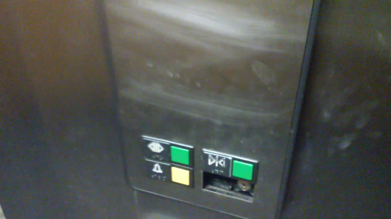 Older Otis Series 1 Elevators at the Tuscany Plaza Parking Garage in ...